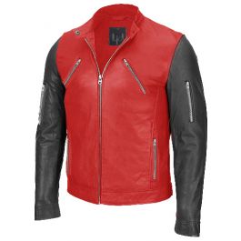 Red And Black Jacket For Men